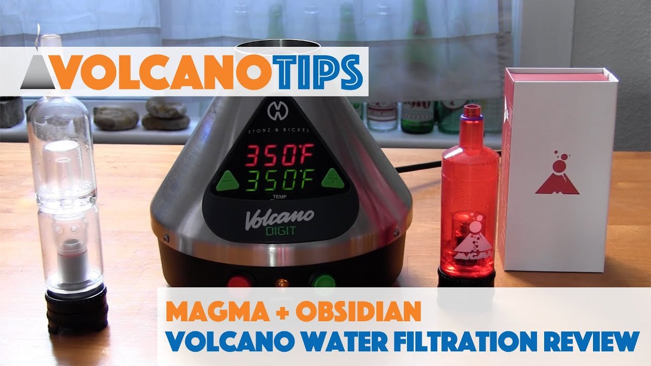 Magma & Obsidian Volcano Vaporizer Water Filtration Accessory Review