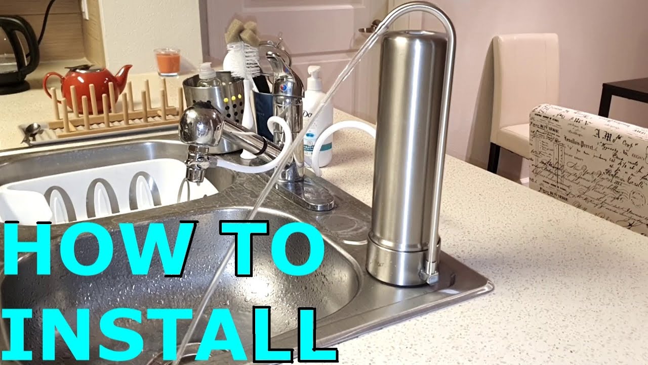 HOW TO INSTALL Waterdrop WD-CTF-01 Countertop Water Filter