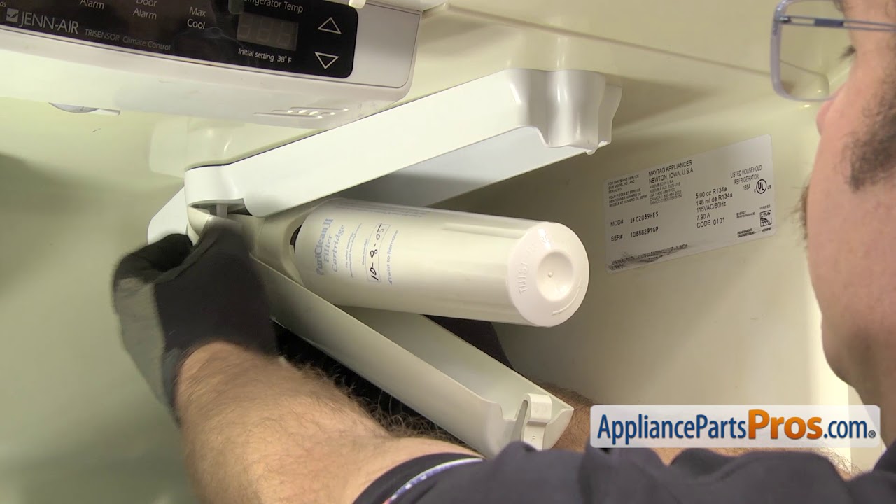 How To: Whirlpool/KitchenAid/Maytag Water Filter Head And Tube Assembly ...